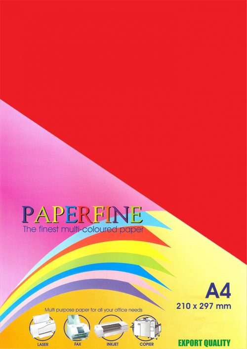Paperfine Kertas HVS Warna – Red – PT. Ekspresindo Global Utama